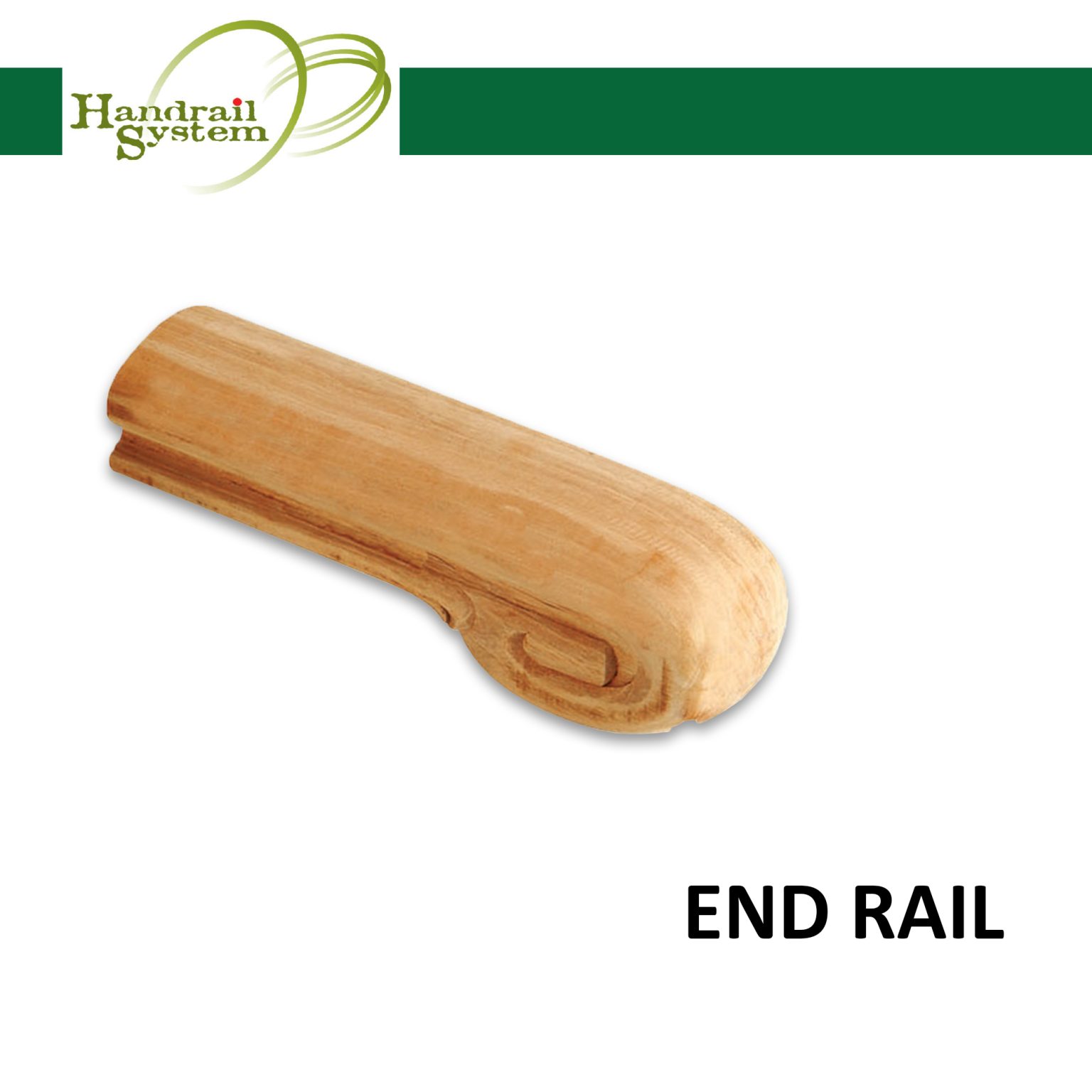 END RAIL | HANDRAIL SYSTEM | WOODEN END RAIL
